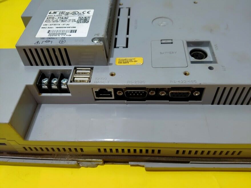 LS HMI touch panel LSS-XP70TTA-01 Ver. 1.22 Engine V2.03 - Industrial ...