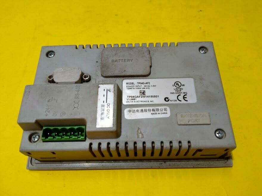 Delta TP04G-AF2 V1.09B1 Delta Electronics Inc. Text Panel - Industrial ...
