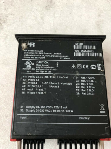 PR Electronics 5714B programmable LED indicator - Industrial SOL Pte Ltd