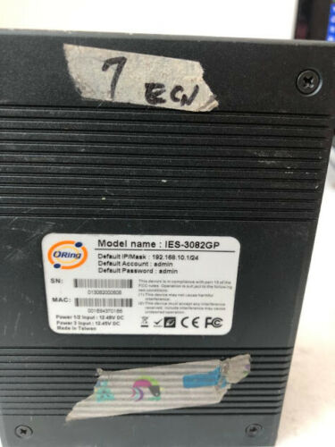 Oring IES-3082GP industrial ethernet switch 10 port - Industrial SOL Pte Ltd
