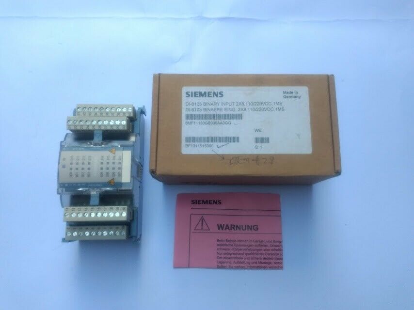 Siemens DI-6103 6MF11130GB030AA0GG PLC GC6-103-E.02 New - Industrial ...