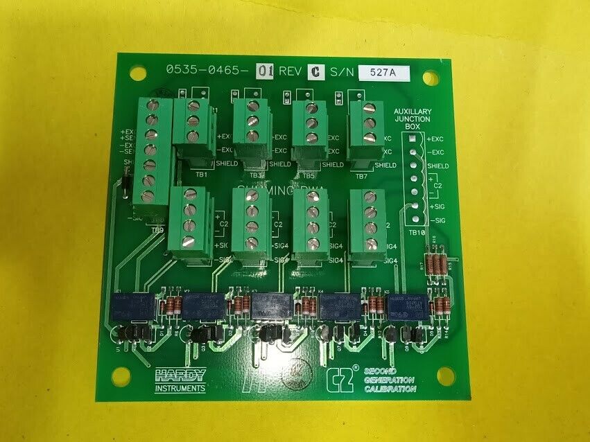 Hardy Instruments 0534-0465-01 Rev. D Summing PWA 0535-0465-01 Rev. C ...