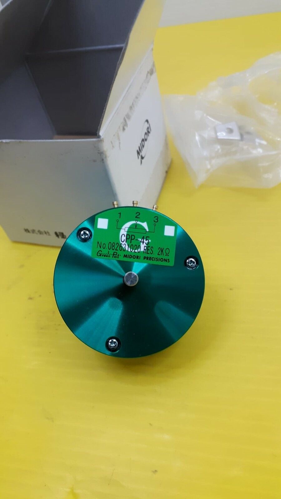 Midori Precisions CPP-45 multi-turn potentiometer res. 2k ohms NEW - Industrial SOL Pte Ltd