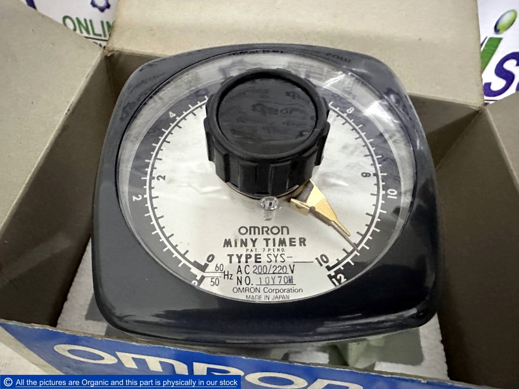 Omron SYS- Miny Timer Module 0-10S Motor Driven Timer 200-220V Relay ...