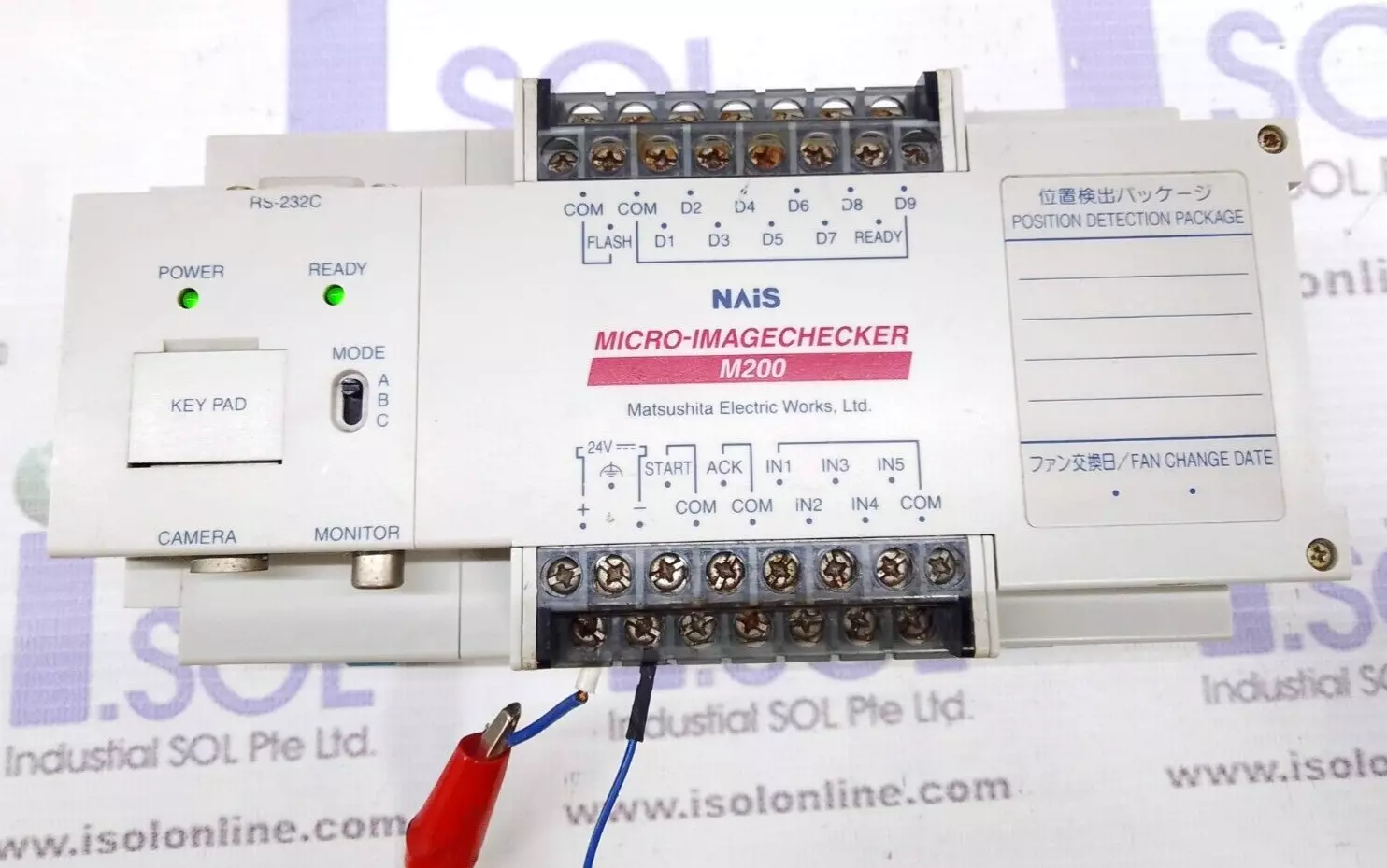 Matsushita Electric Works NAiS ANM200 Micro Image checker M200 ...