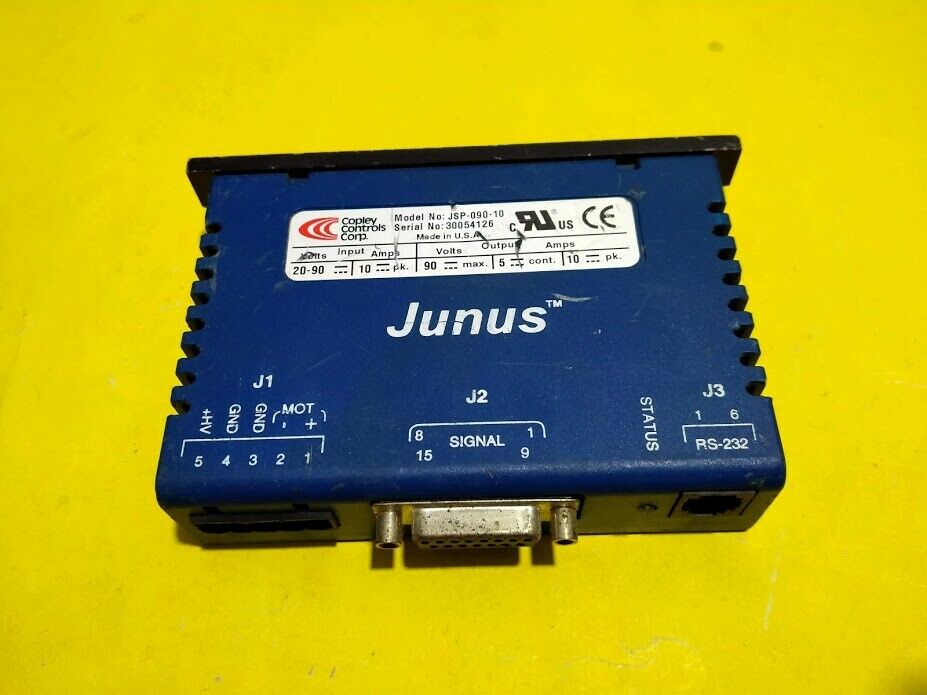 JSP-090-10 Copley Controls Corp. Servo Amplifer Junus - Industrial SOL Pte Ltd