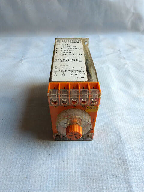 Schleicher Mikrolais System Type SZB 52 Nr 02623319-647 063 Time Delay ...