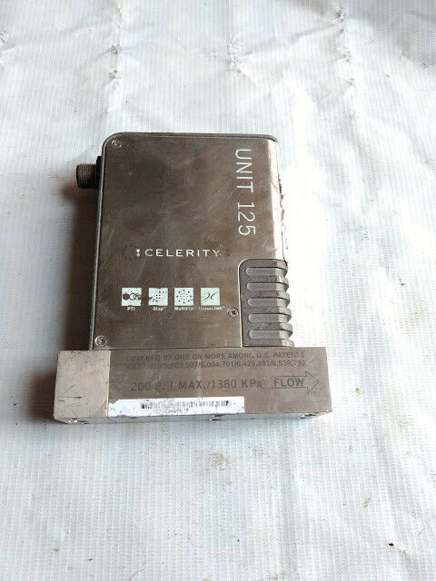 Celerity Unit 125 IFC-125C Mass Flow Controller 200 PSI Max./1380 K Pa ...