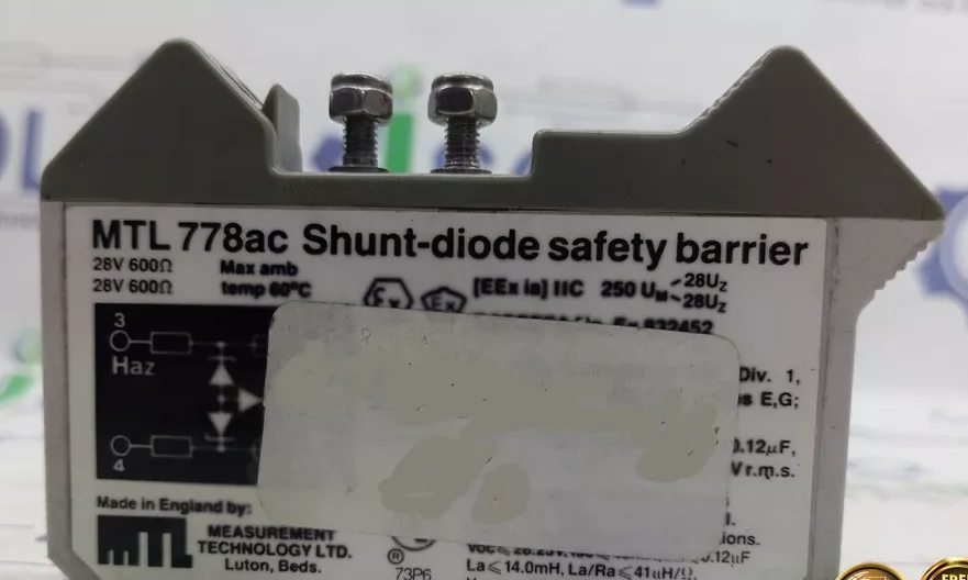 MTL 778ac Shunt-Diode Safety Barrier 2 channel Measurement Technology ...