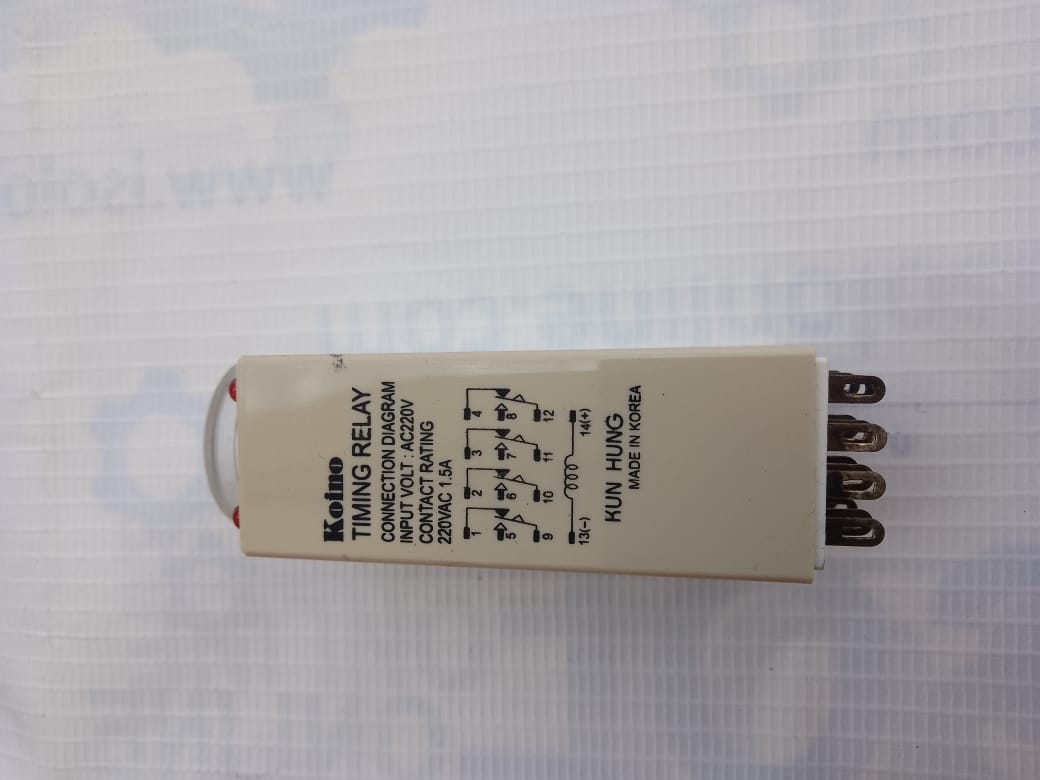 Koino KTM-3M Analog Timing Relay AC220V 1.5A KTM3M 0-30 Sec Kun Hung New - Industrial SOL Pte Ltd