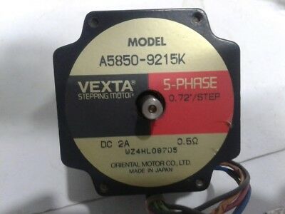 Vexta A5850-9215K 5-Phase 0.72"/step DC24 5 Stepping Motor Oriental ...