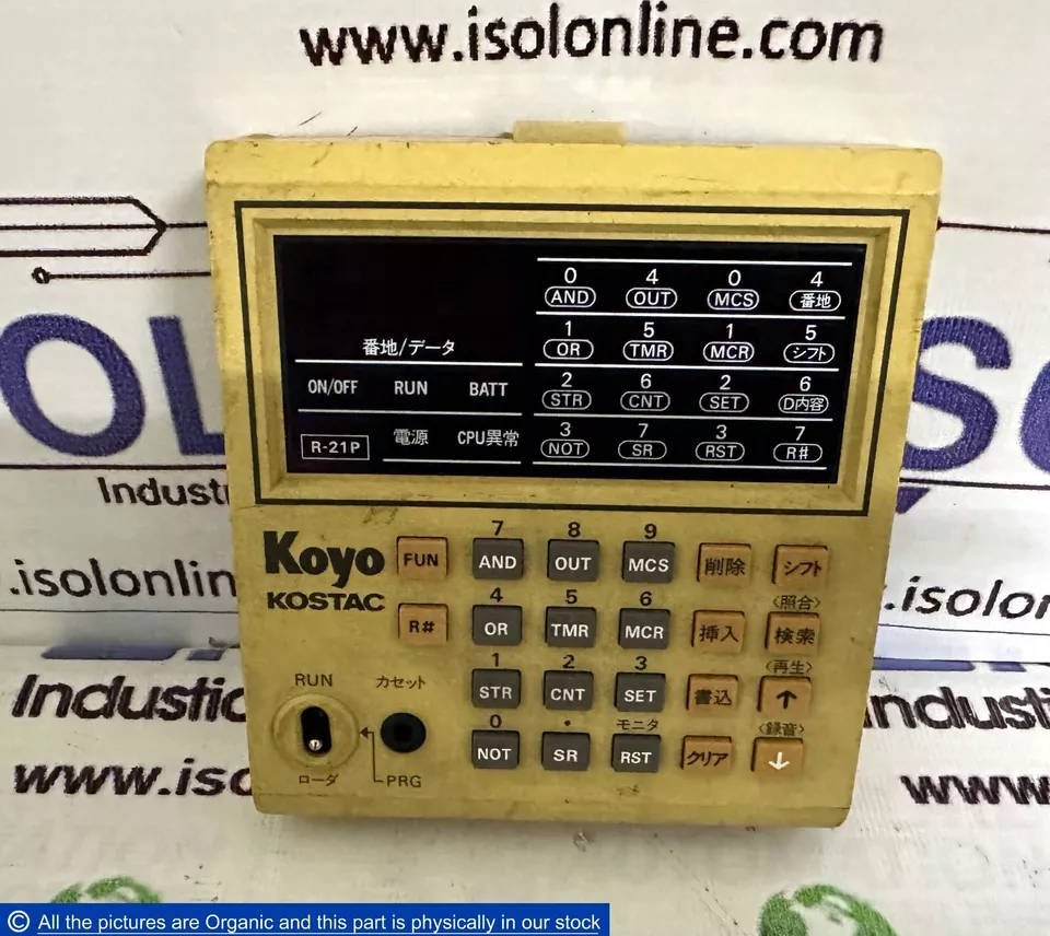 Koyo R-21P Kostac Programmable Controller R21P Stage-Type Programmer ...