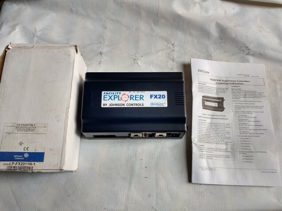 Johnson Controls Explorer LP-FX2011N-1 FX20/FX60 Rev 2.2 Tridium ...