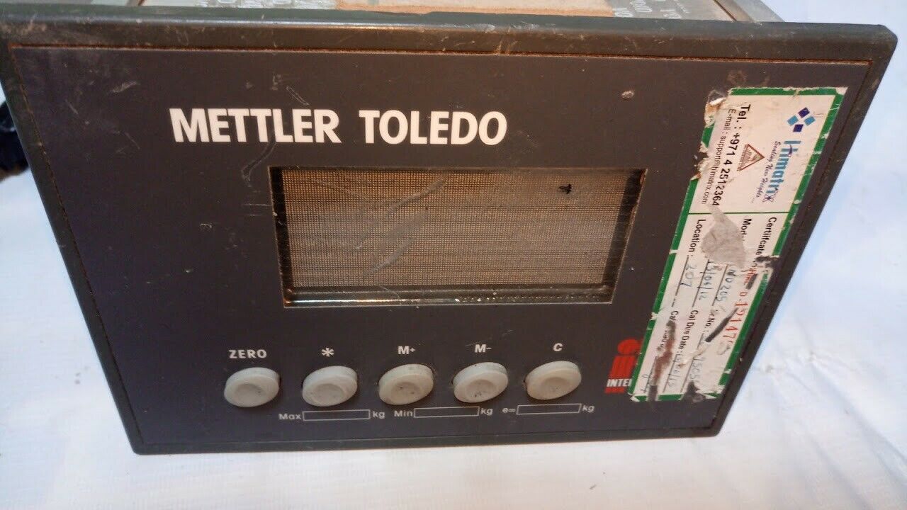 Mettler Toledo IND205 Weighing Instrument Inter Roller IND205 ...