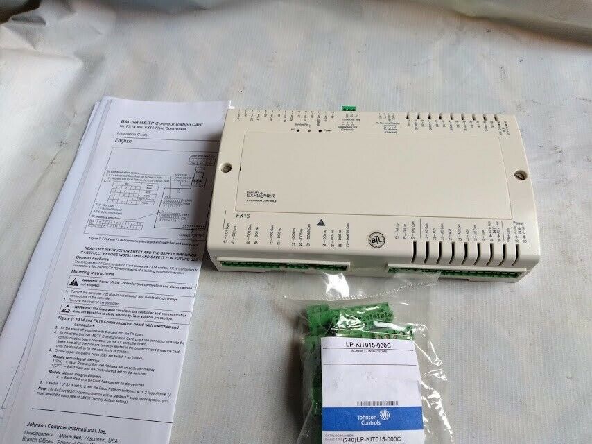 Johnson Controls LP-FX16X04-000C FX16Plus Master Controller Extended ...