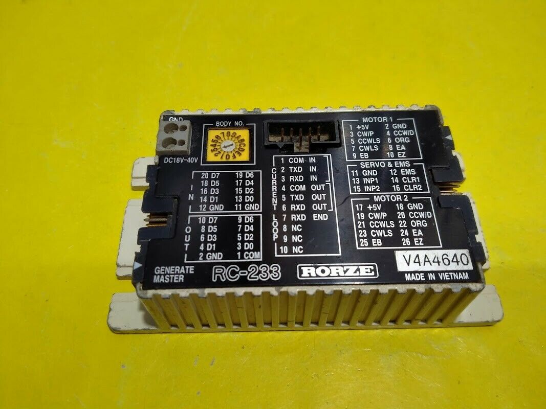 RORZE RC-233 ver 1.20 servo and stepper generate master - Industrial ...