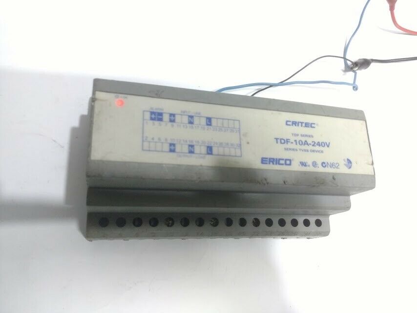 Erico Critec TDF Series TDF-10A-240v Series tvss device TDF10A240v ...