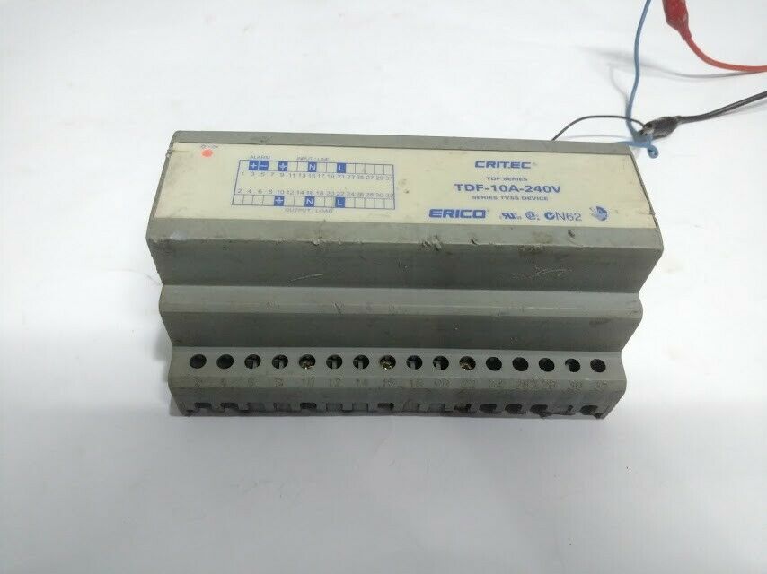 Erico Critec TDF Series TDF-10A-240v Series tvss device TDF10A240v ...