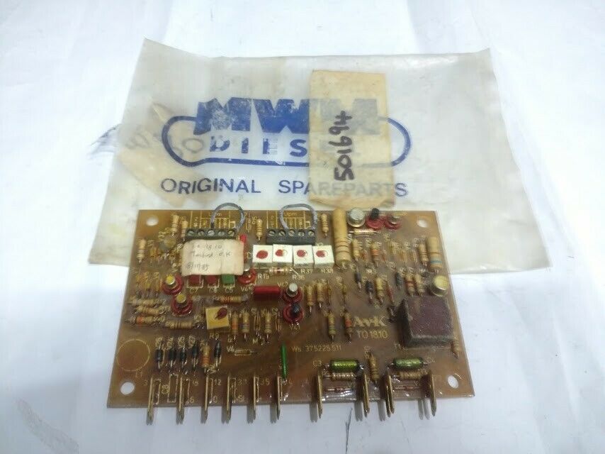 AVK TO 18.10 Interface Board Ws: 37.5225.511 MWM Diesel Original Part ...