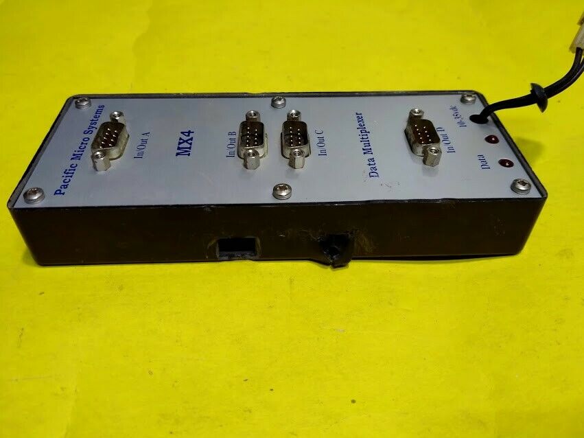 MX4 data multiplexer Pacific Micro Systems RS422/RS232 free worldwide ...
