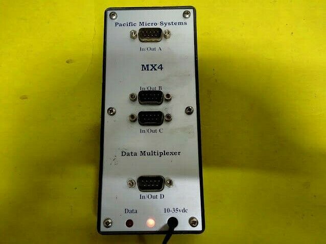 MX4 data multiplexer Pacific Micro Systems RS422/RS232 free worldwide ...
