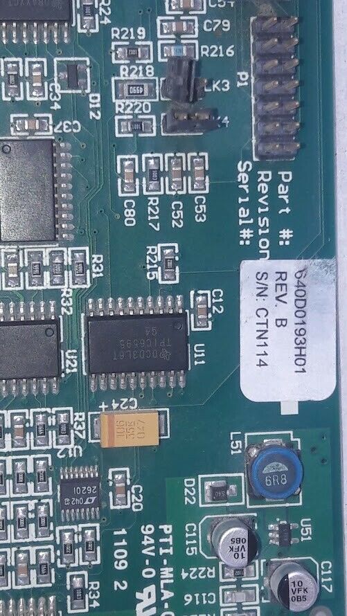 FRICK-JOHNSON/York 640D0193H01 Rev B Control Board 1109 2 - Industrial ...