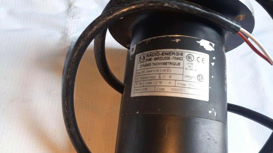 New Radio-Energie Dynamo Tachymetrique RE O444 N1B 0 06 EG RE.O444-N1B-0.06-EG - Industrial SOL ...