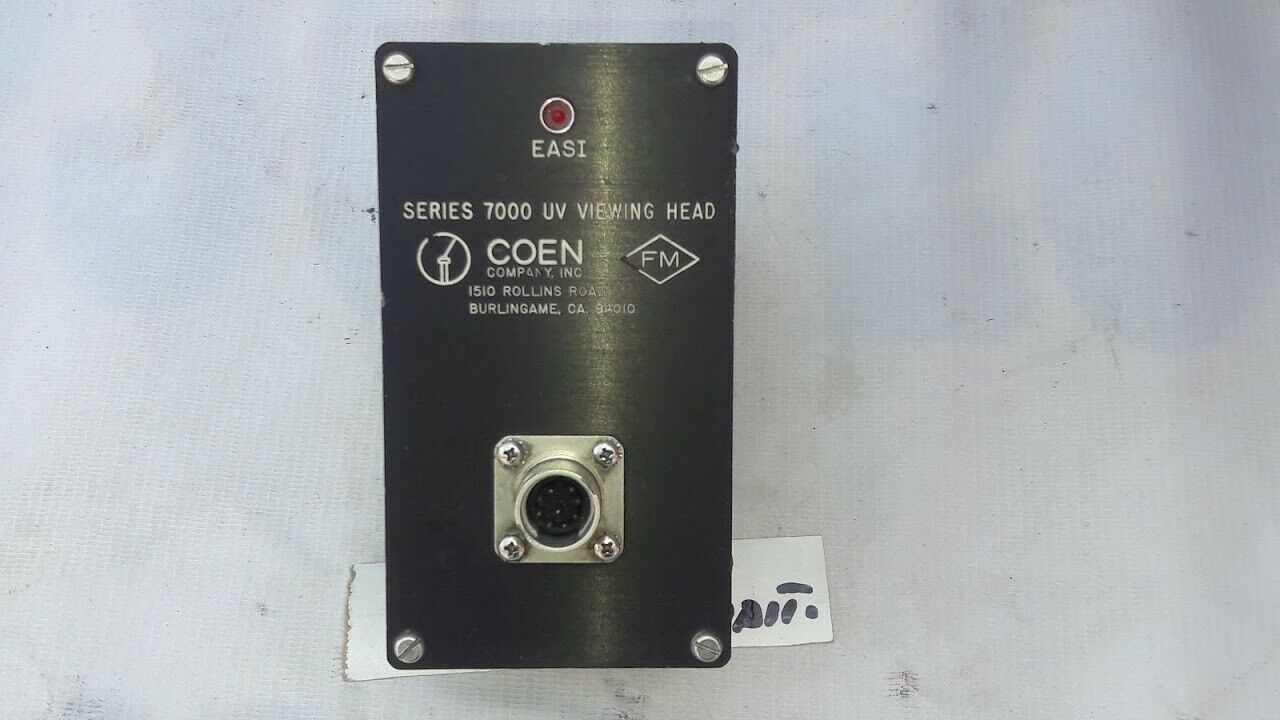 COEN Company inc Series 7000 UV Viewing Head Burner flame detector as ...
