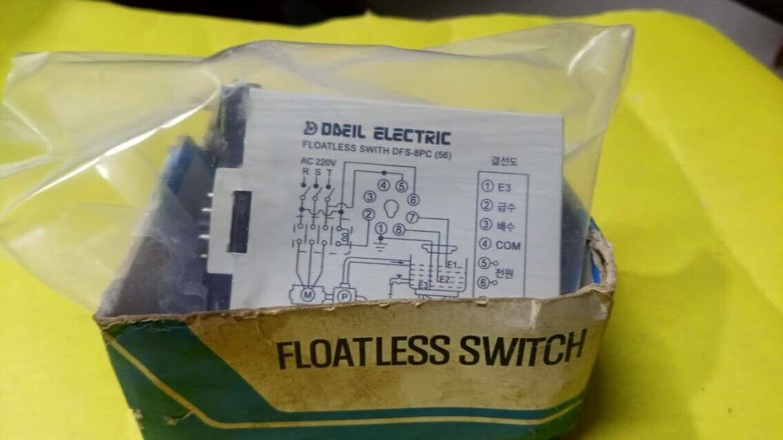 DFS-8PC Daeil electric Water Level Controller Floatless switch Jonghap ...