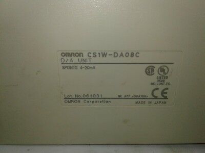 OMRON Corporation CS1W-DA08C D/A Unit CS1WDA08C Inputs 4-20mA New ...