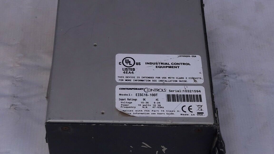 Contemporary Controls EISC16-100T CTRLink 16 Port Ethernet Switch ...