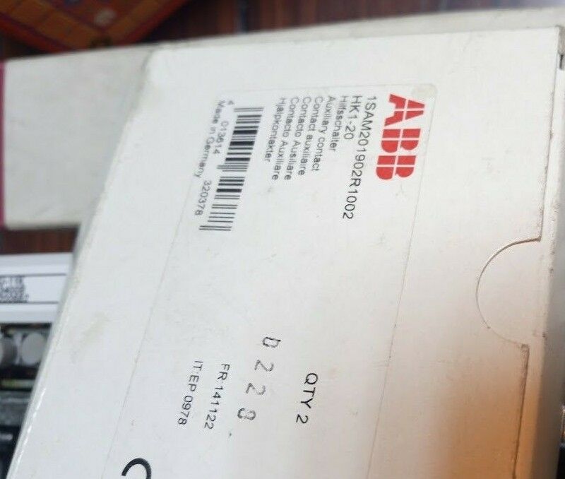 New ABB HK1-20 1SAM201902R1002 Auxiliary Contact HK120 - Industrial SOL Pte Ltd