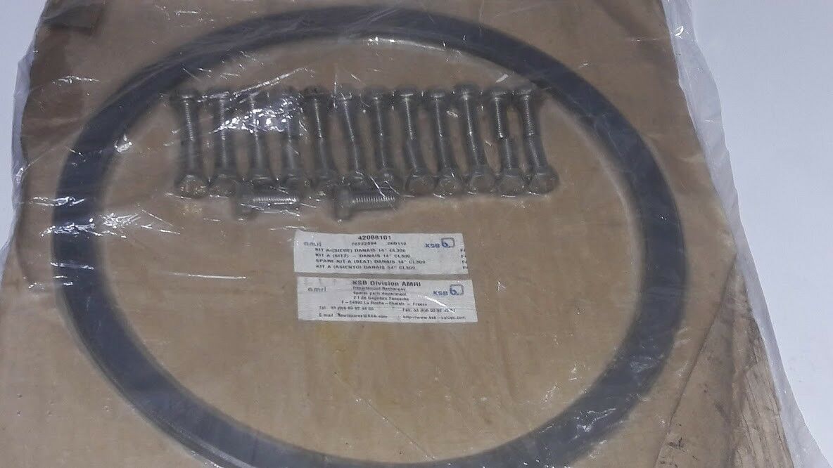 KSB Division AMRI Spare Kit A (SEAT) DANAIS 14" CL300 42088101 Marine ...