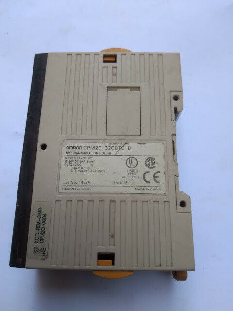Omron CPM2C-32CDTC-D Programmer Controller KCC-REM-OMR-CPM2C-0004 - Industrial SOL Pte Ltd
