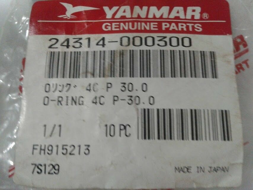 Yanmar SC10N Marine Air Compressor CHECK V/V DISCHARGE AIR O-RING ...