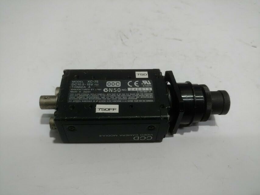 Sony XC-75 CCD Machine Vision Camera Towada A DC10.5-15V - Industrial ...