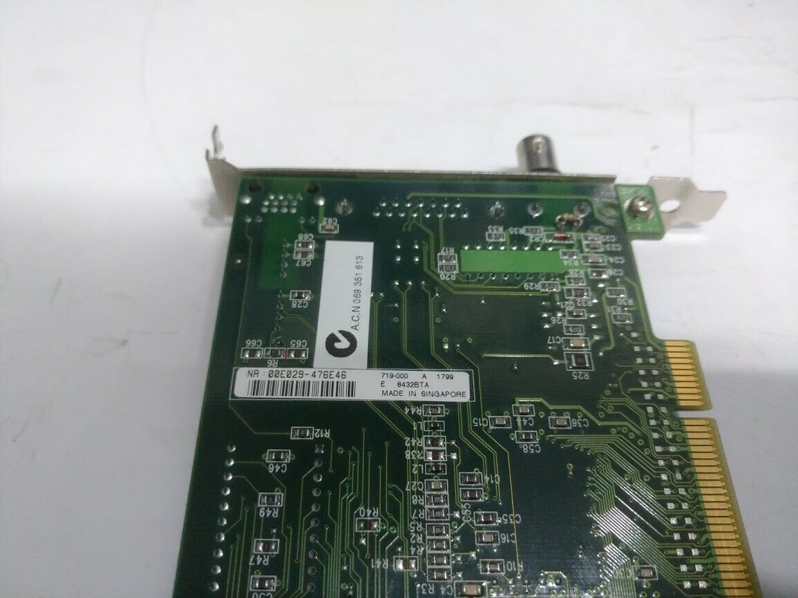 SMC 719-000 A 1799 Ethernet Card 60-600719-002 Rev A 8432BTA ...