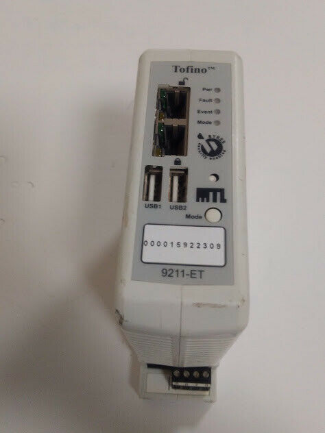 MTL Tofino 9211-ET HW Ver MT03A Industrial Ethernet Security Appliance ...