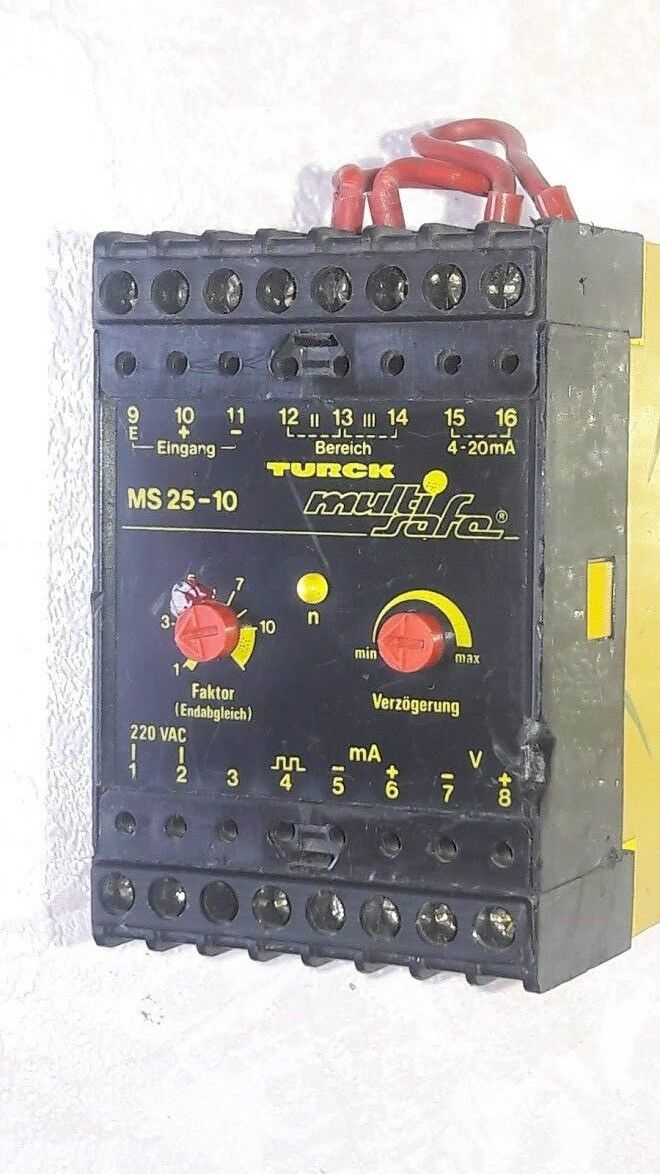 TURCK MULTISAFE MS25-10 Tachometer / Revolution Counter - Industrial ...