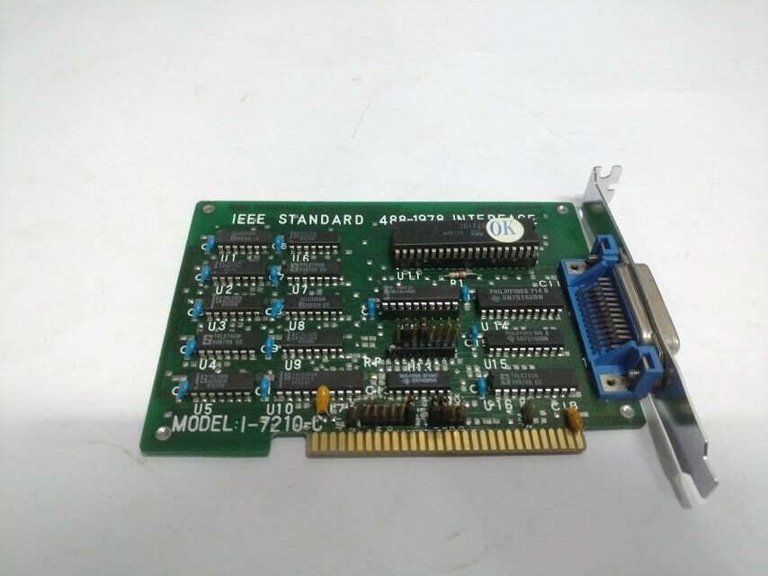 IEEE STANDARD 488-1978 Interface ISA Card I-7210-C IEEE-488 ...
