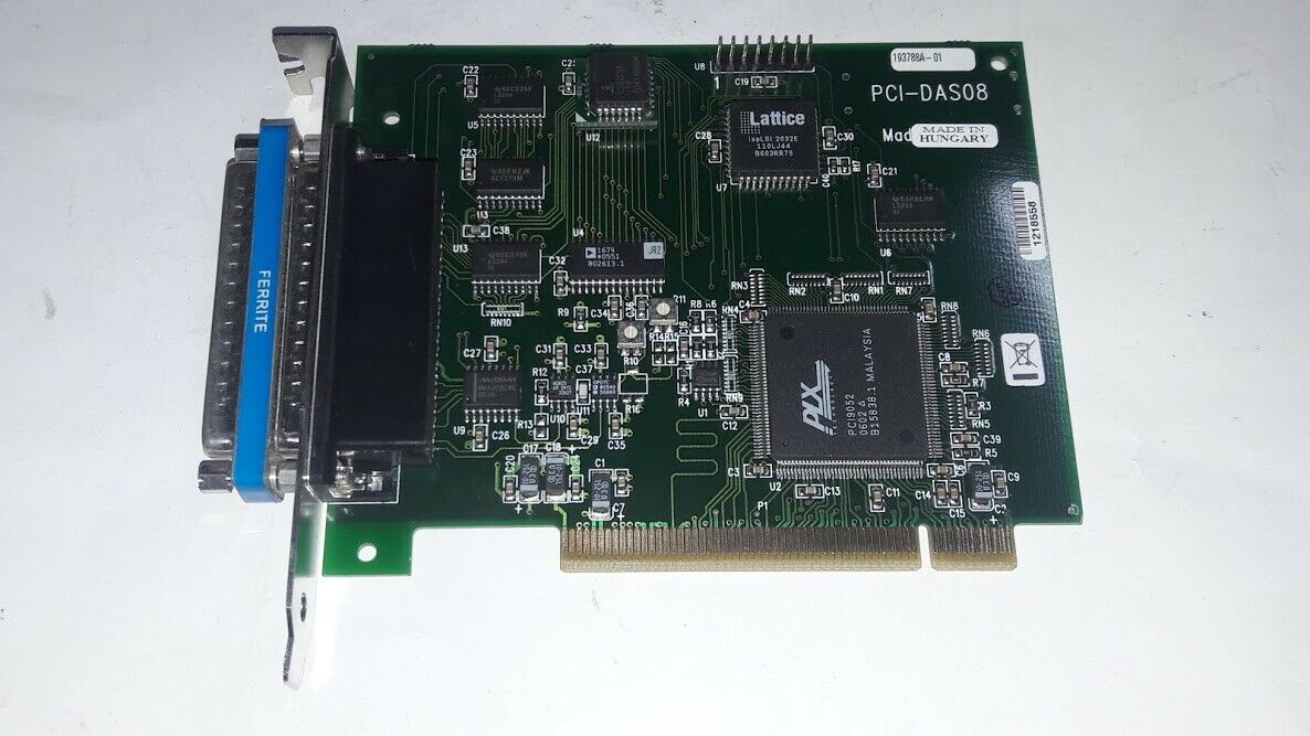PCI-DAS08 Measurement Computing 193788A-01 DAQ Board PCI Interface ...