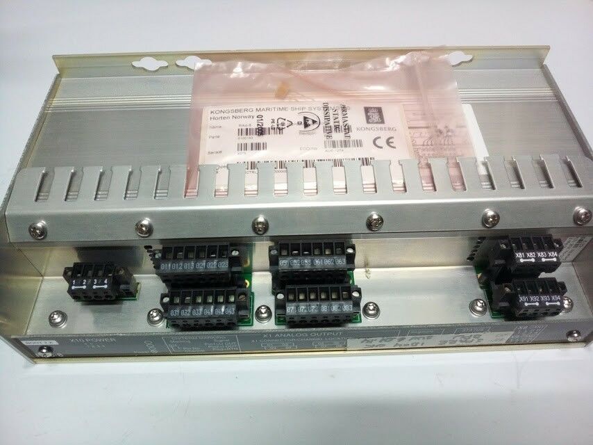 Kongsberg Maritime Ship system AS RAo-8 8100153 Rev E1 6200360 E1 SW 6. ...