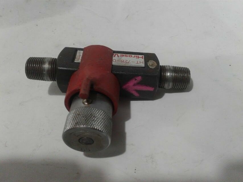 New Hirose Corporation Check Valve Ht-728-03 Hydraulic Throttle Valve ...