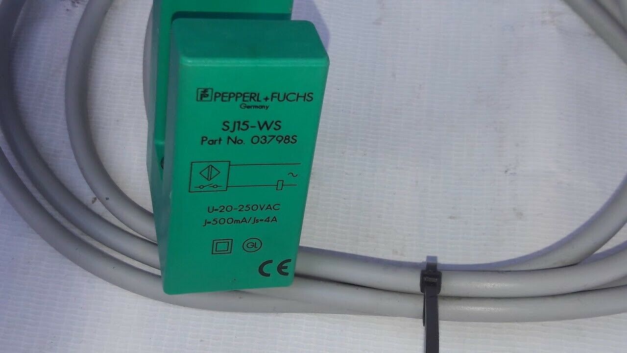 Pepperl+Fuchs SJ15-WS P/n 03798S Proximity Switch Sensor SJ15WS ...