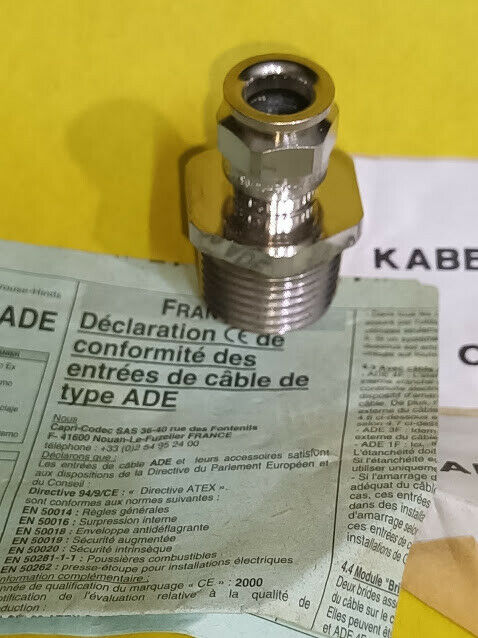 Capri 818674 ade 1f 1/2 npt n°04 n cable glands ADE type cooper menvier ...