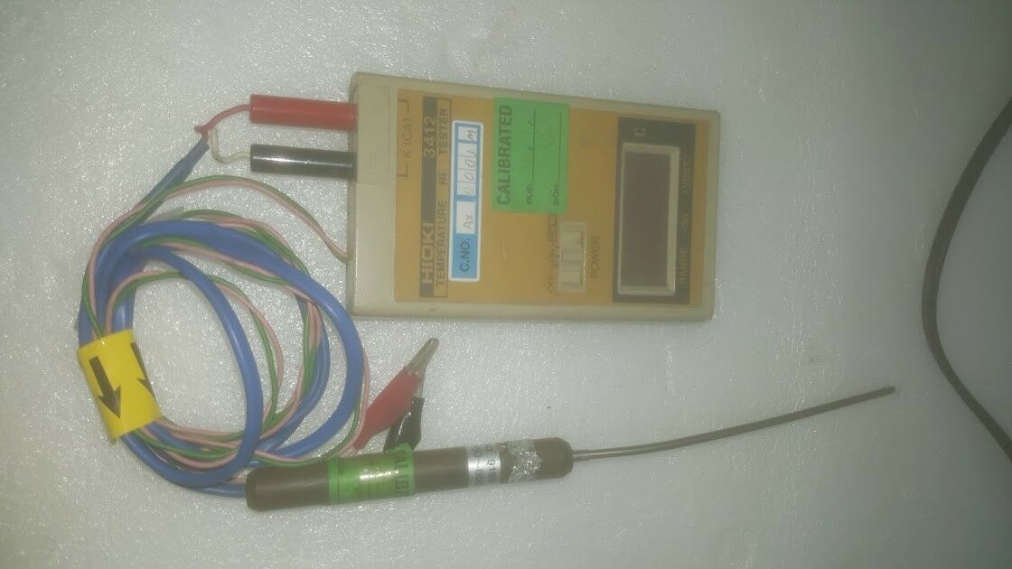 Hioki 3412 Temperature Hi Tester with Probe Hioki 9180 - Industrial SOL ...