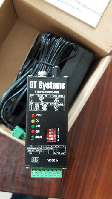 New OT Systems FTD110DBMicro-SMT Digital Fiber Optic Video ...