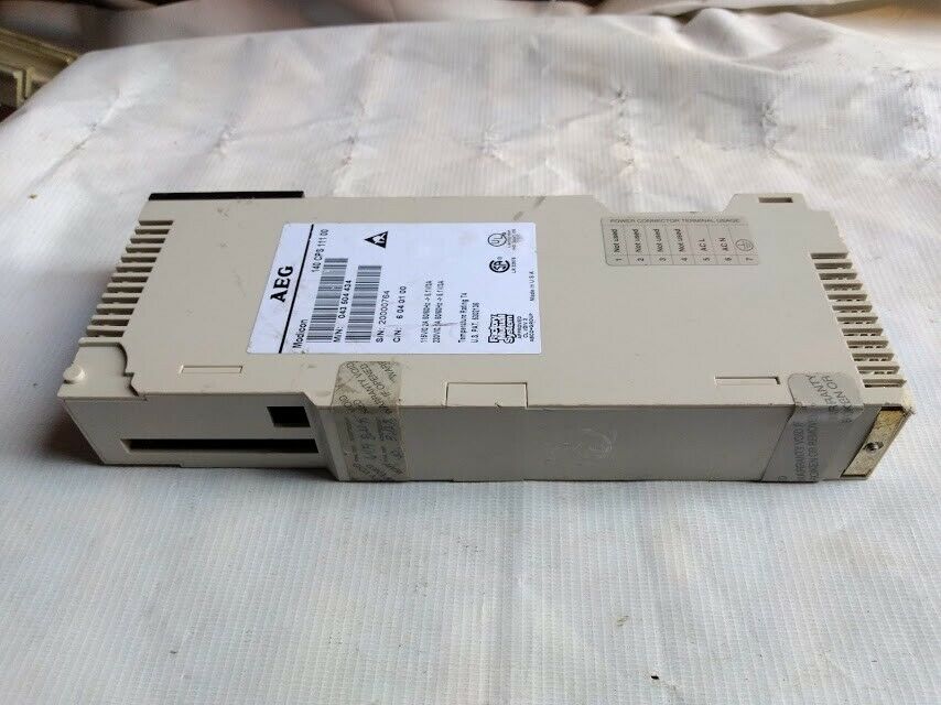 Schneider Electric Modicon AEG 140 CPS 111 00 Power Supply Module 140CPS11100 - Industrial SOL ...