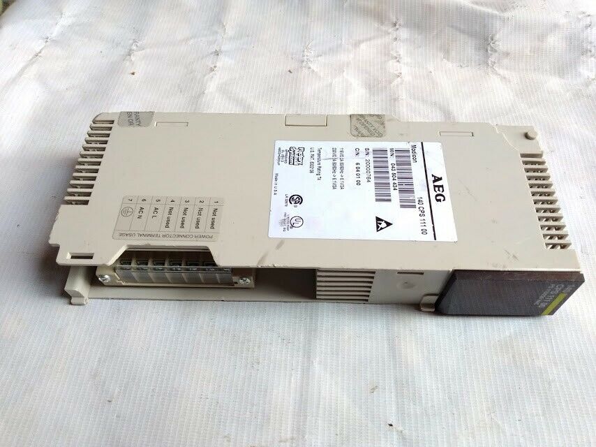 Schneider Electric Modicon AEG 140 CPS 111 00 Power Supply Module 140CPS11100 - Industrial SOL ...