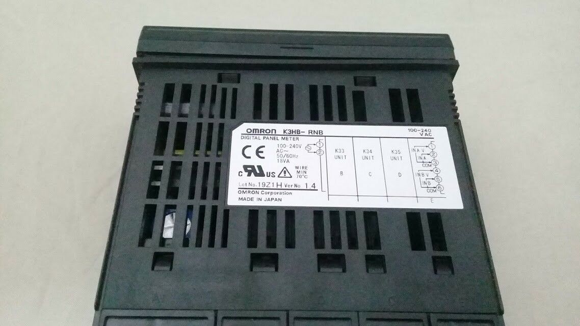 New Omron K3HB-RNB Digital Panel Meter - Industrial SOL Pte Ltd